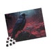 Raven Puzzle (110, 252, 520, 1014-piece), Red Landscape, Moonlit ...
