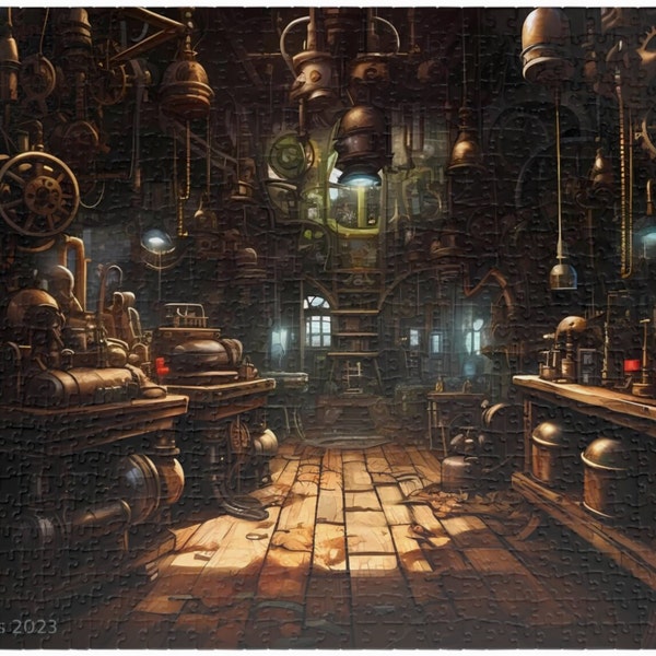 Steampunk Laboratory - Etsy