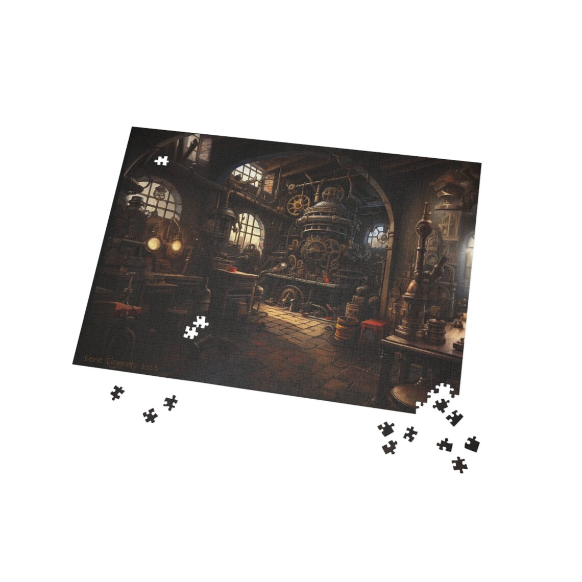 Steampunk Shop Puzzle 1000-piece, Challenging Puzzle for Adults, Creepy ...