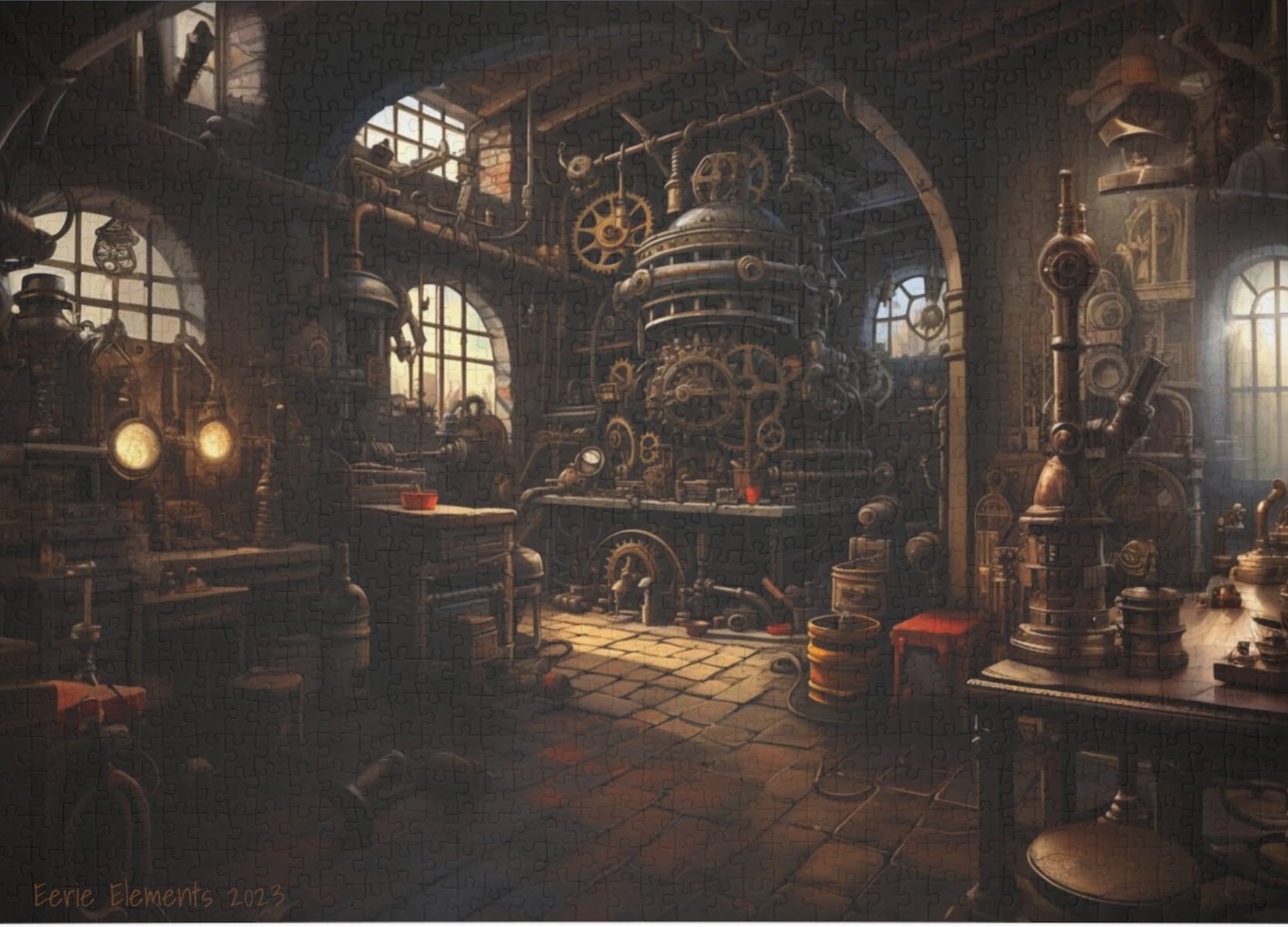 Steampunk Shop Puzzle (1000-piece), Challenging Puzzle for Adults ...