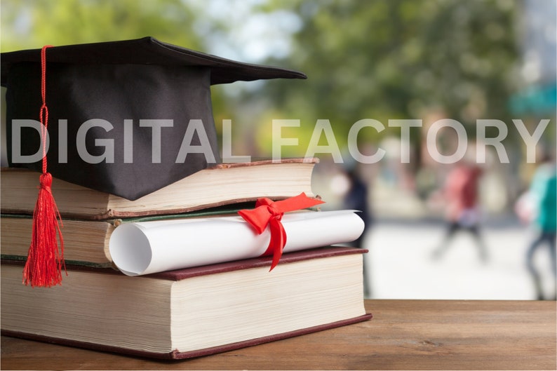 Graduation Background, Graduation Backdrop, Graduation Diploma & Hat ...