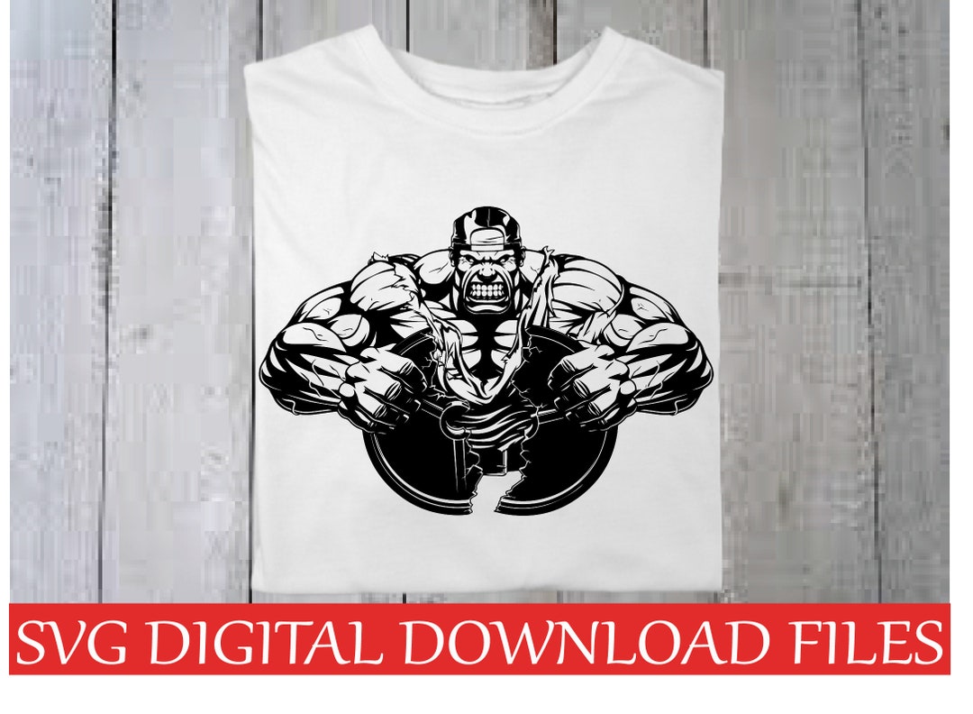 Muscle Guy Svg, Muscle Man Svg, Strong Man Svg, Fitness Guy Svg ...
