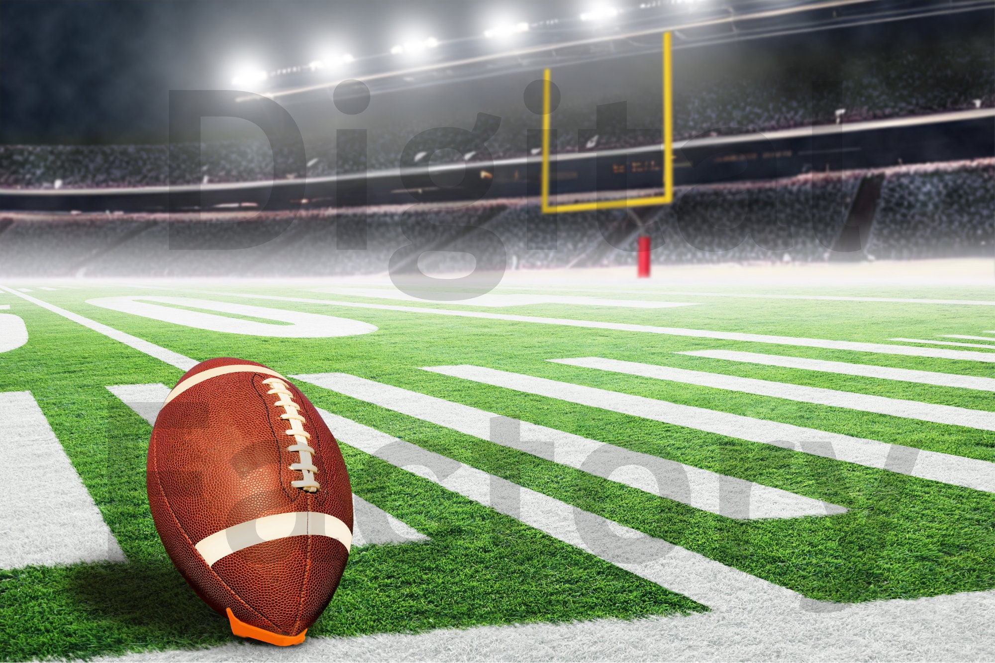 Football Field Backdrop, Football Background With Lights, Football ...