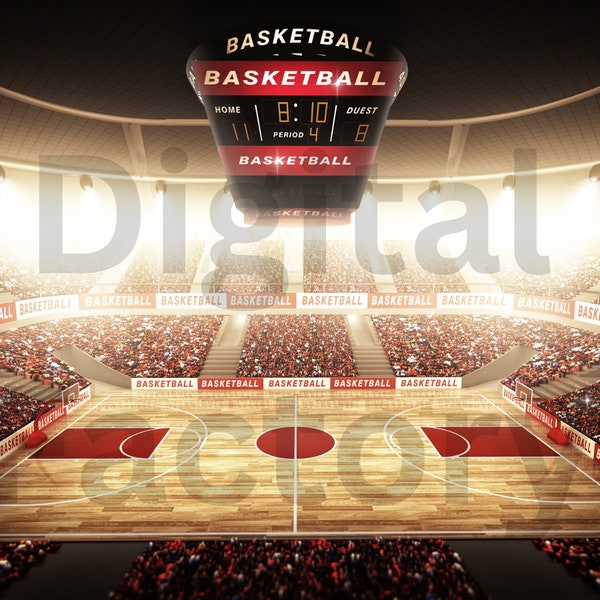 Basketball Backdrop - Etsy