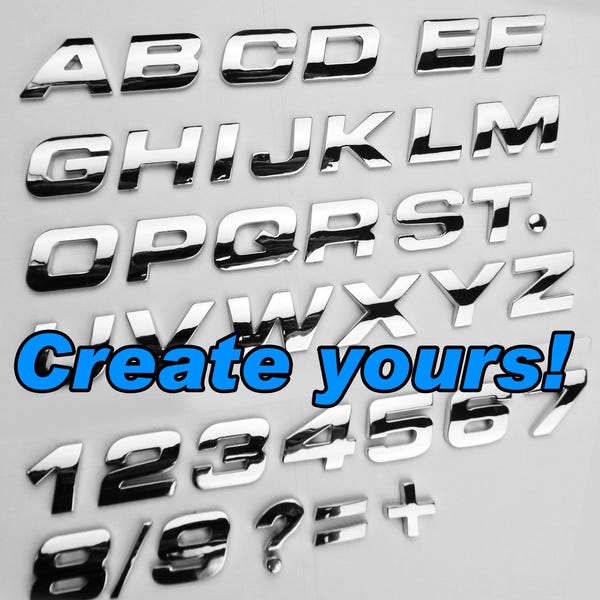 Custom Car Emblems - Etsy