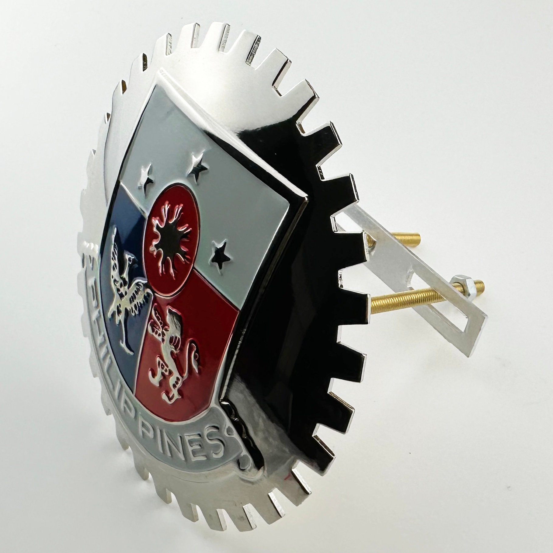 PHILIPPINES - Filipino NEW Chrome Front Grill Truck Car Badge Emblem ...