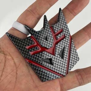 NEW 3 Inch 3D Evil Robot DECEPT ICON Badge Emblem Car Truck Adhesive ...