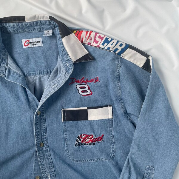 Nascar Button Down Shirt - Etsy