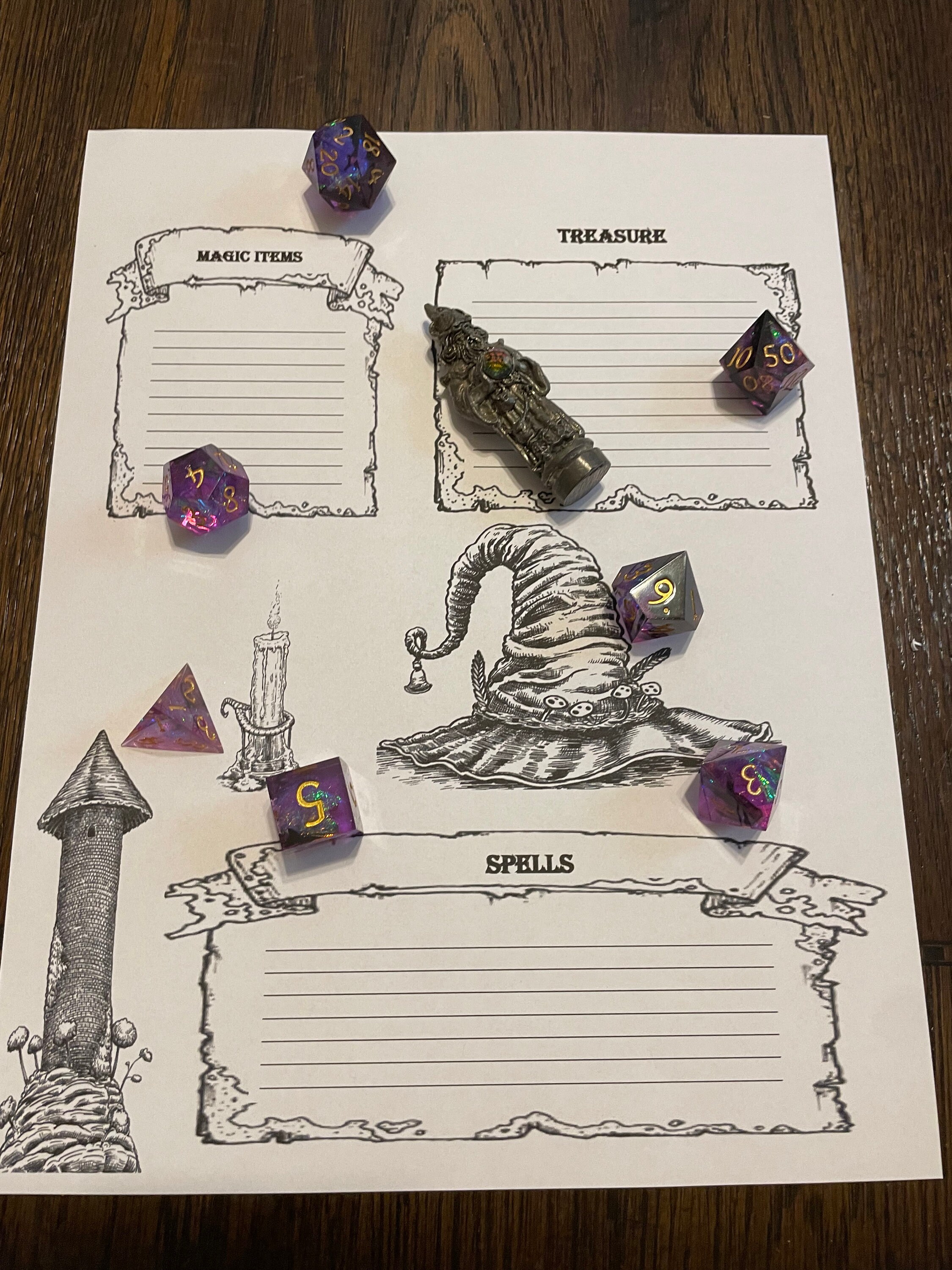OSR Dnd Character Sheet, B/X Character Sheet, Dungeons and Dragons ...