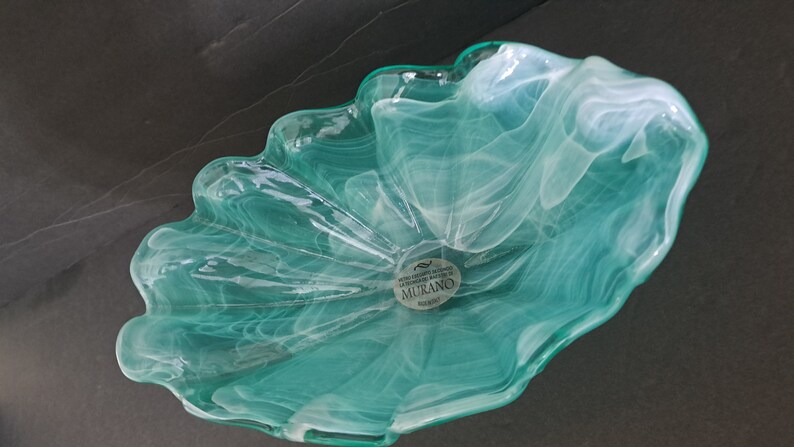 Murano Decorative Glass Seashell Bowl - Etsy