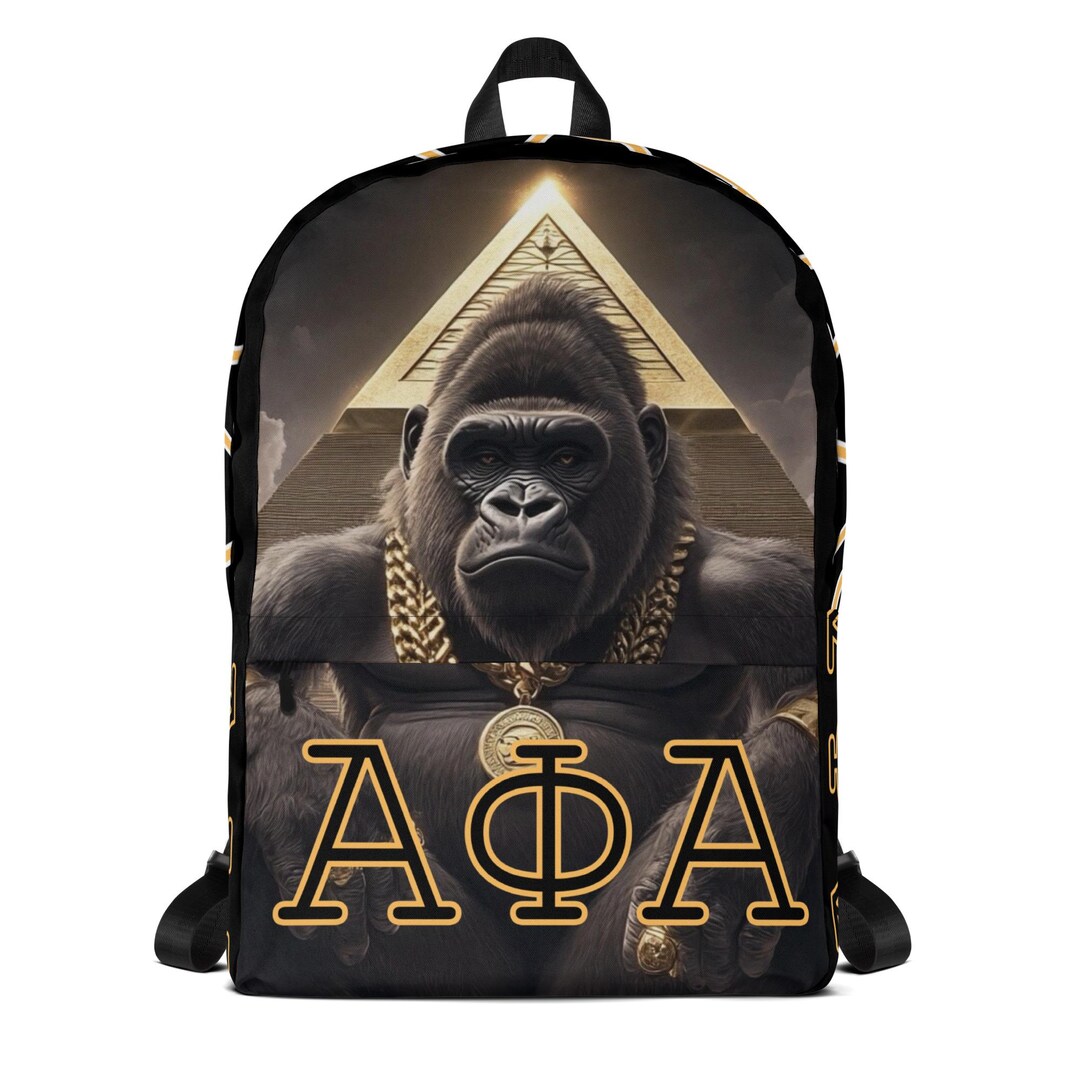 Alpha Phi Alpha Gorilla Pyramid Backpack - Etsy