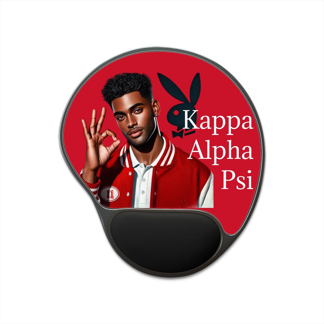 Kappa Alpha Psi Mouse Pad With Wrist Rest - Etsy