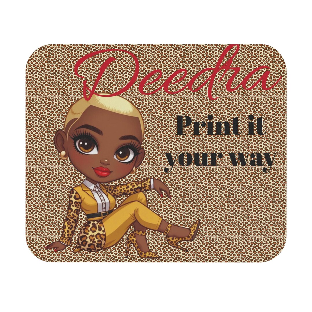 Custom Leopard Print Mouse Pad | Personalized Office Decor, Gifts for ...