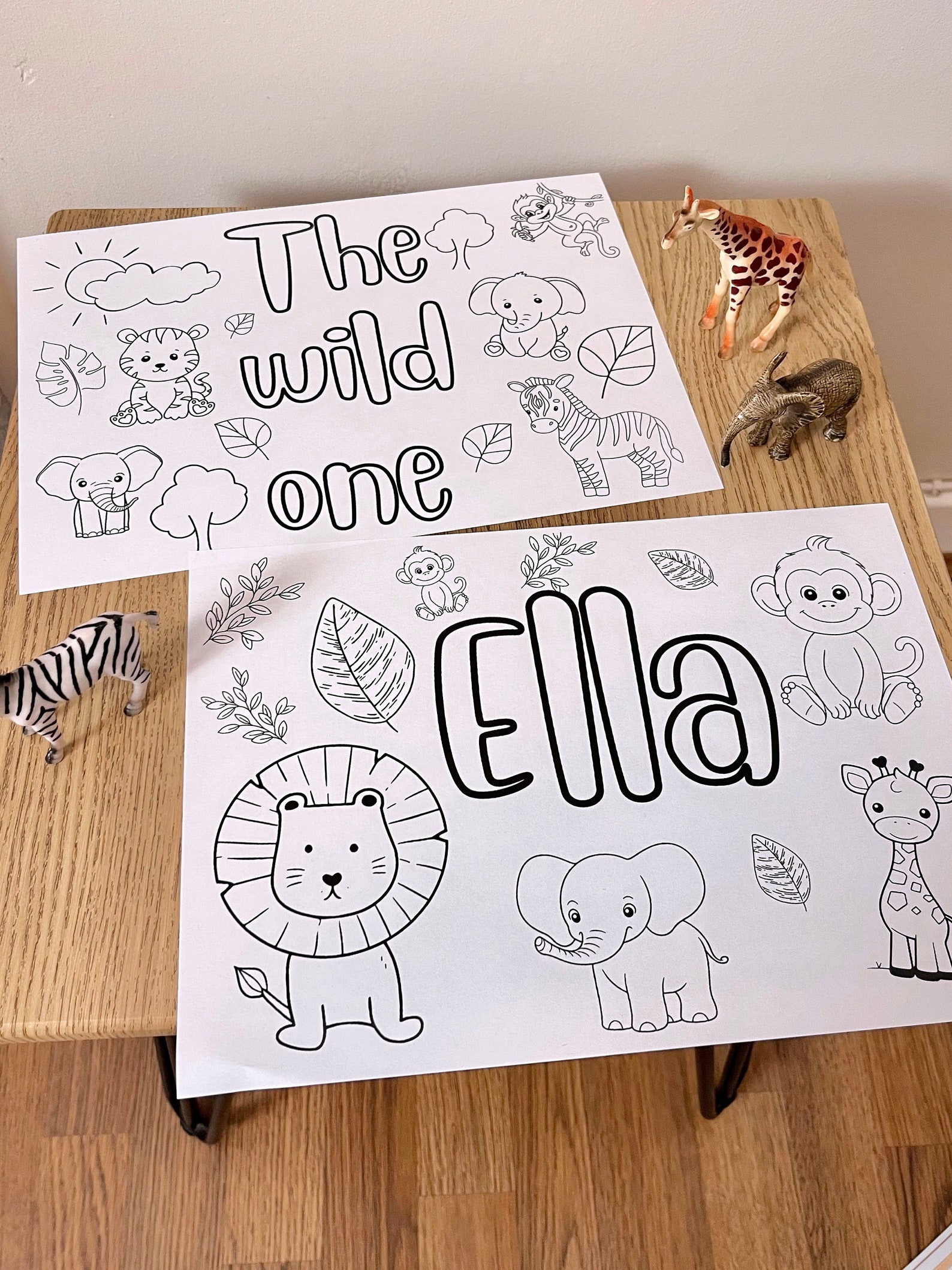 Safari Crafts and Learning Activities Bundle - Etsy