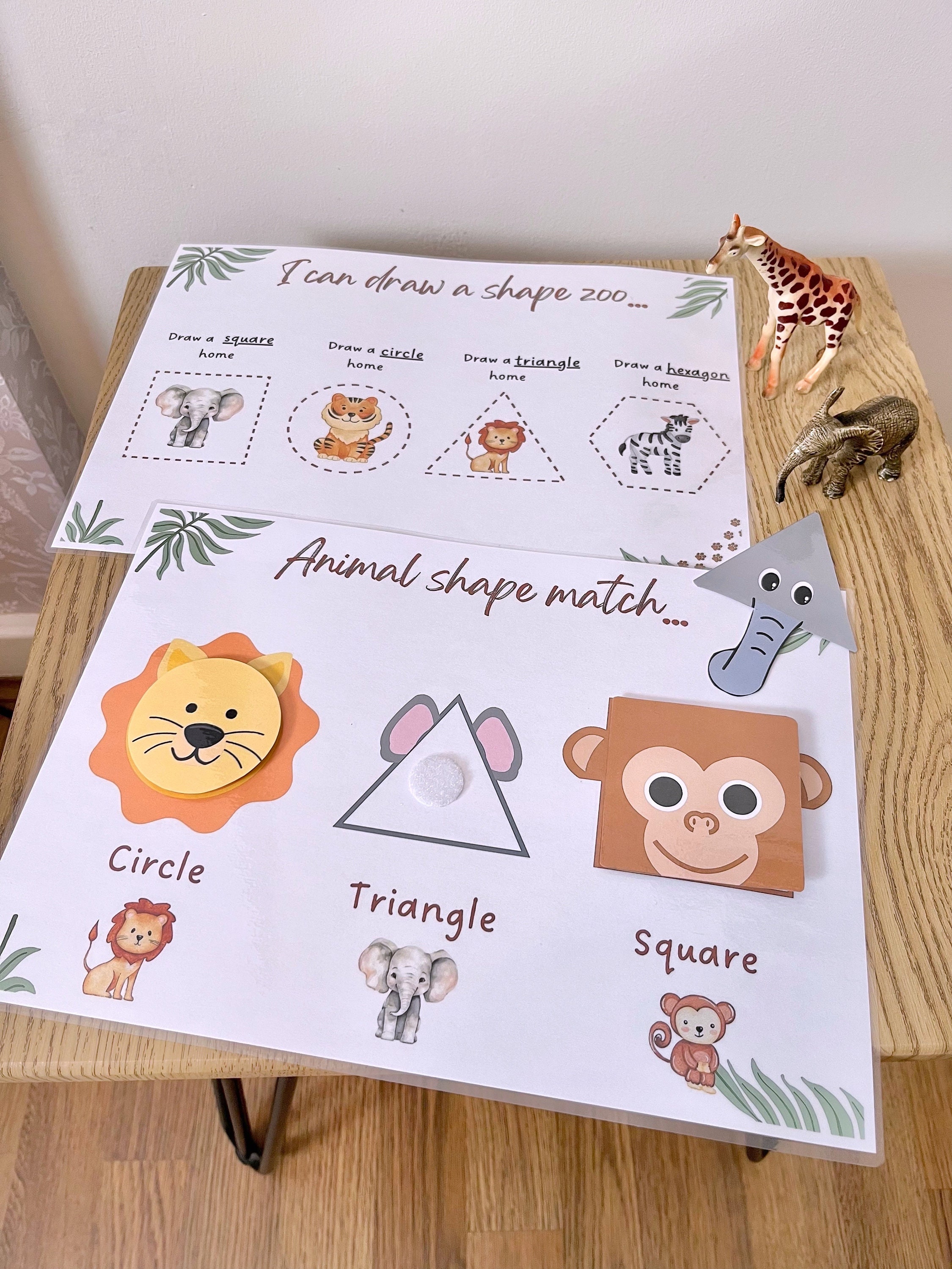 Safari Crafts and Learning Activities Bundle - Etsy