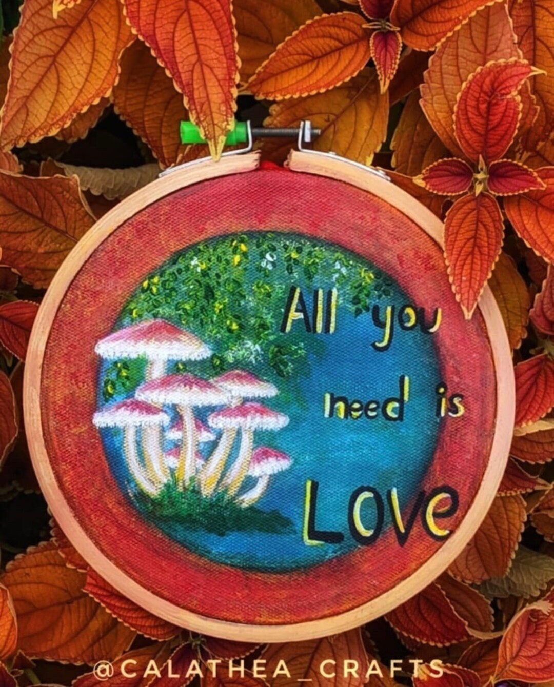 Original Hand Painted Heartwarming Wall Art With a Quote , Acrylic ...