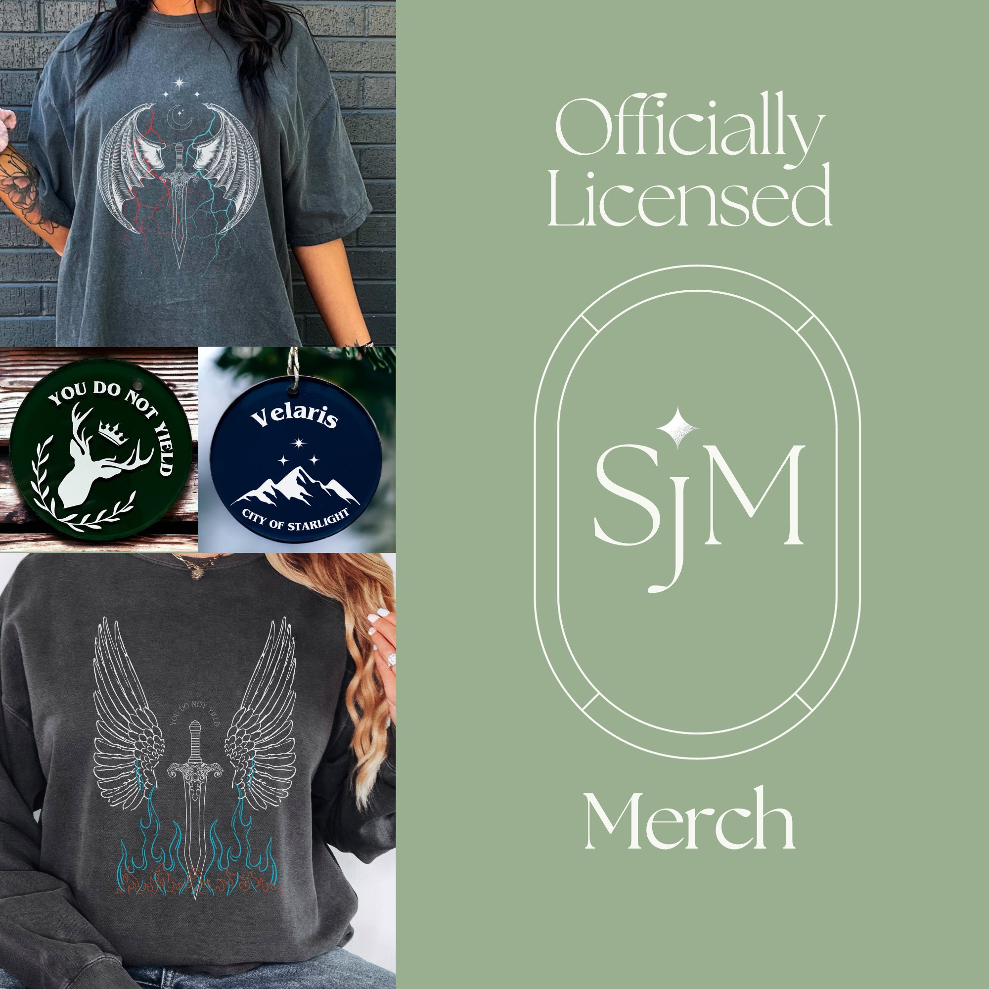 ACOTAR Sweatshirt OFFICIALLY LICENSED Acotar, Acotar Merch, Sarah J ...