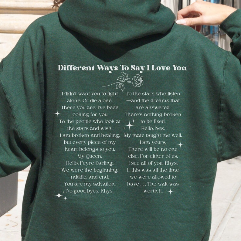 ACOTAR Sweatshirt OFFICIALLY LICENSED Acotar, Acotar Merch, Sarah J ...