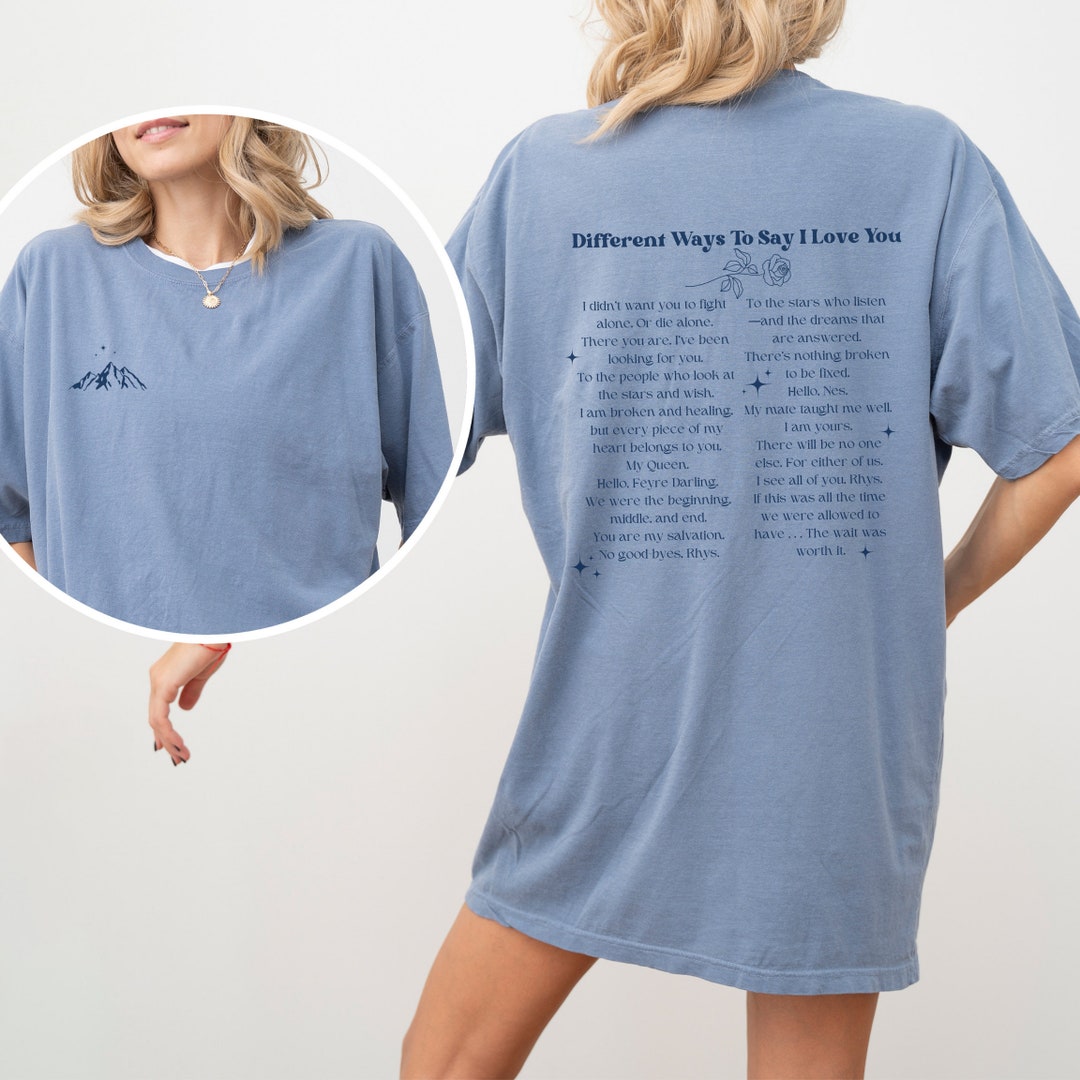 ACOTAR Shirt - OFFICIALLY LICENSED - Comfort Colors, Acotar Merch ...
