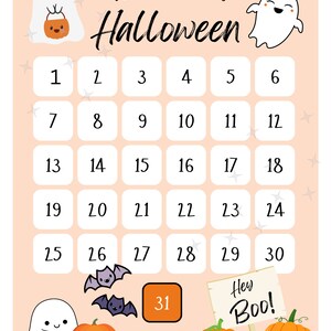 Countdown to Halloween! - Digital Download - Etsy
