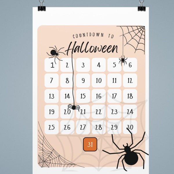 Halloween Countdown - Etsy