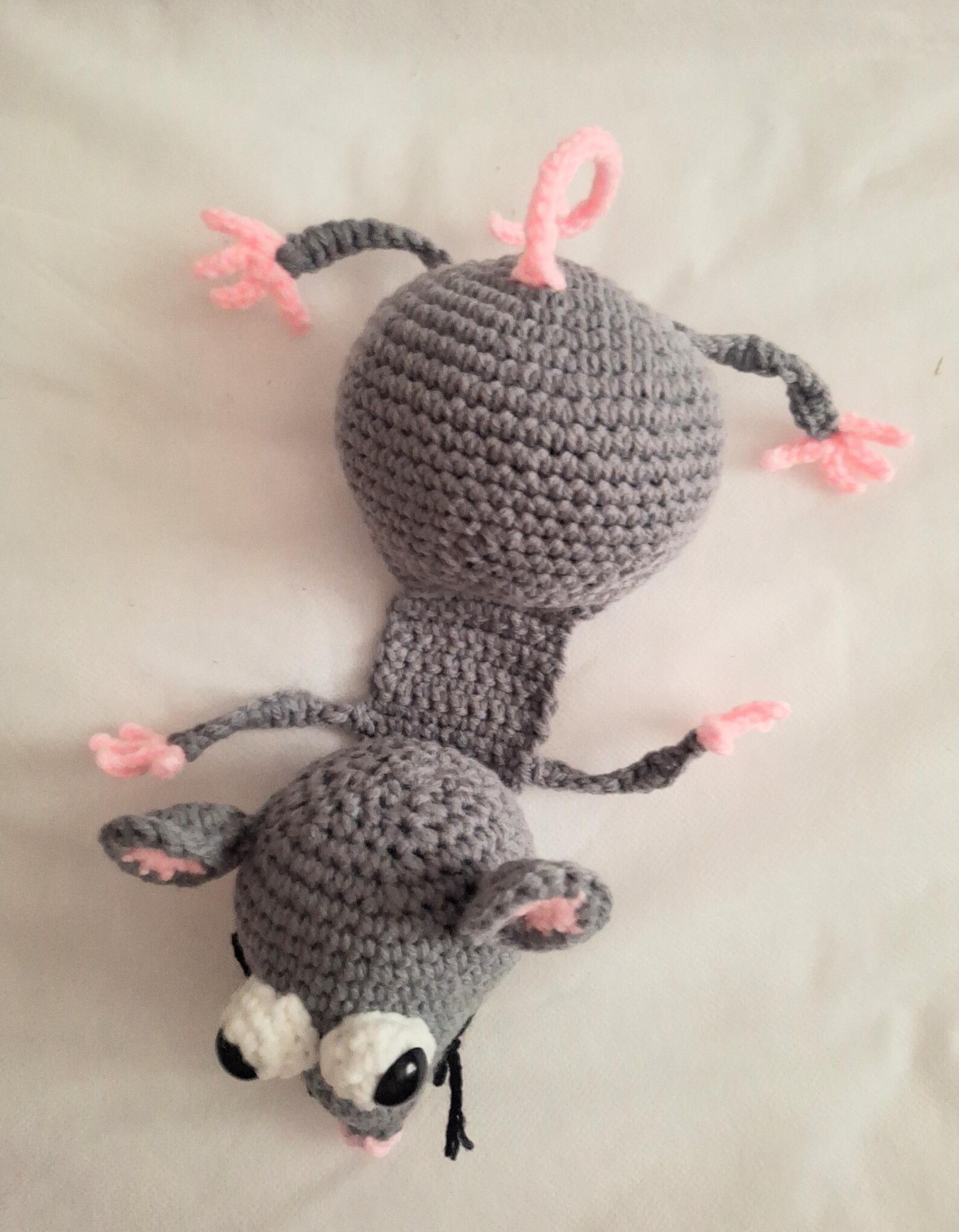 Crochet Squashed Rat Mouse Door Stop Stopper Home Accessory - Etsy