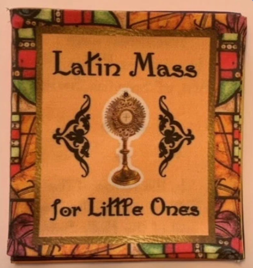 Fabric Latin Mass Children's Book - Etsy
