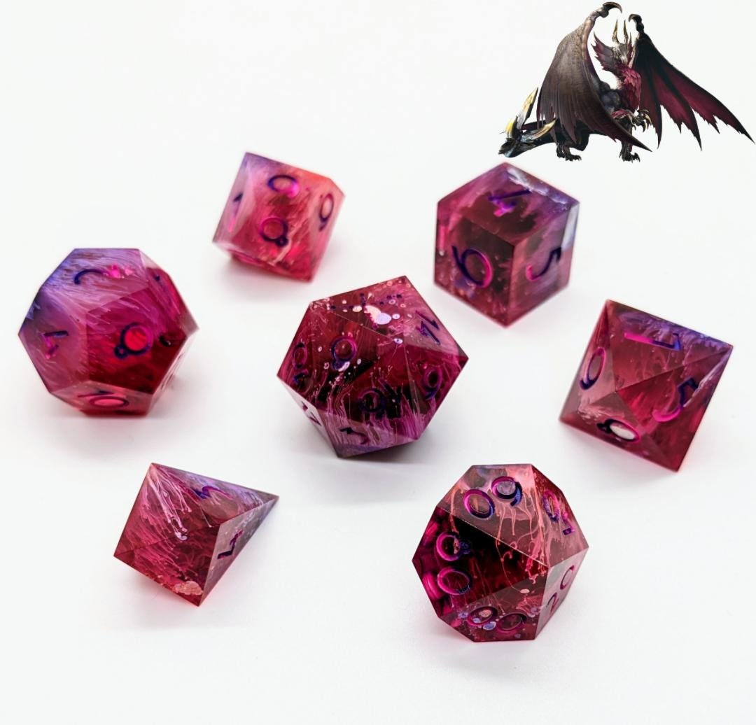 Embodiment of Darkness Dice - Set of 7 MADE TO ORDER - Etsy