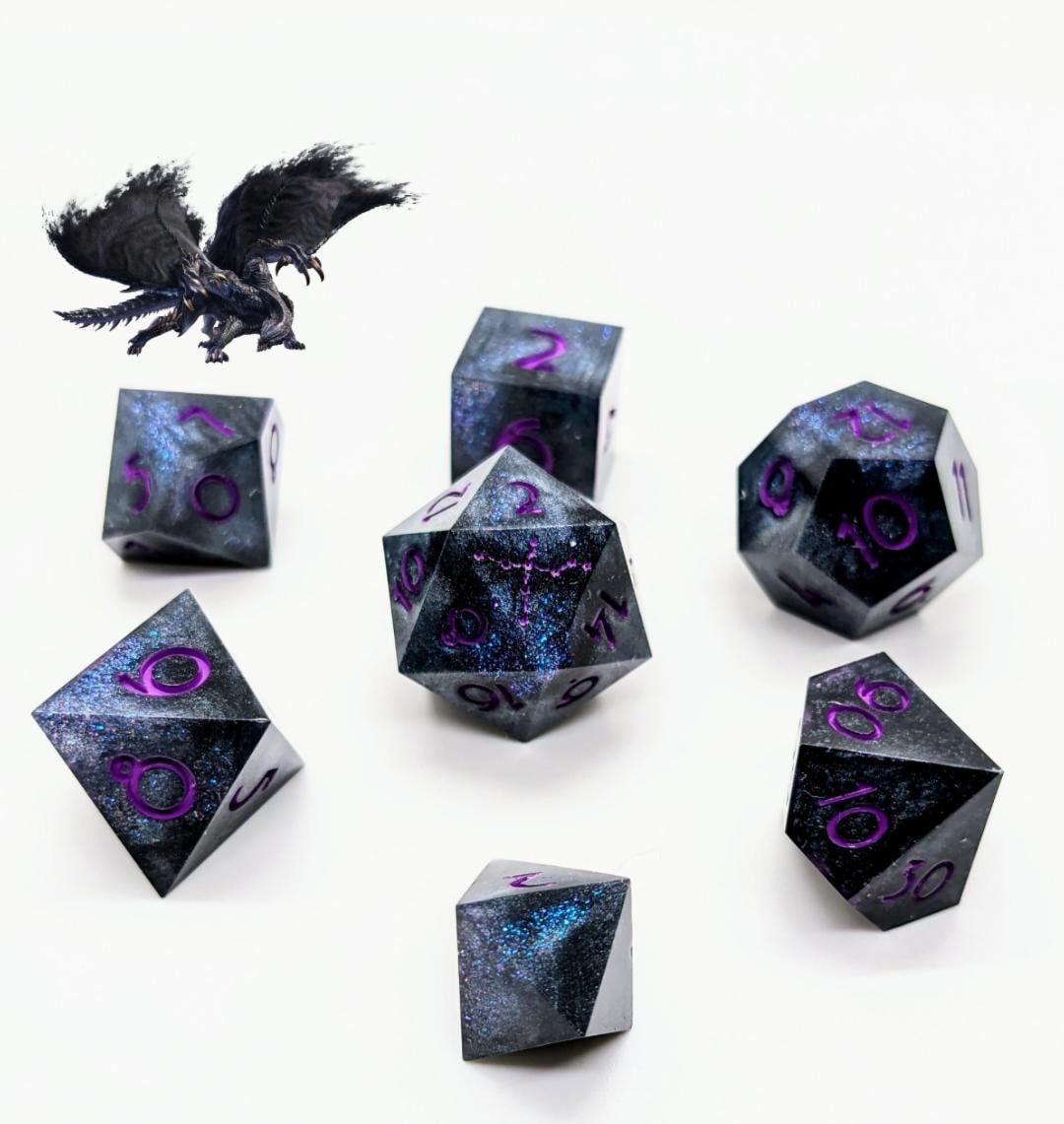Stalking Shadow Dice - Set of 7 MADE TO ORDER - Etsy