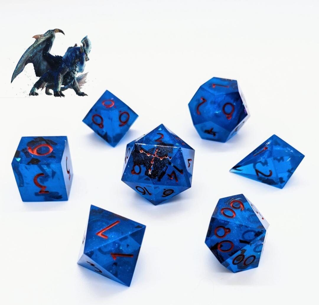 Empress of Flame Dice - Set of 7 - Etsy