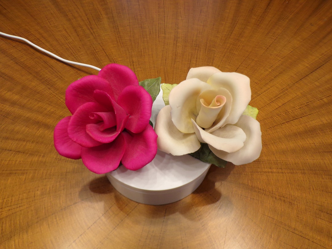 Capodimonte Porcelain Roses - Etsy