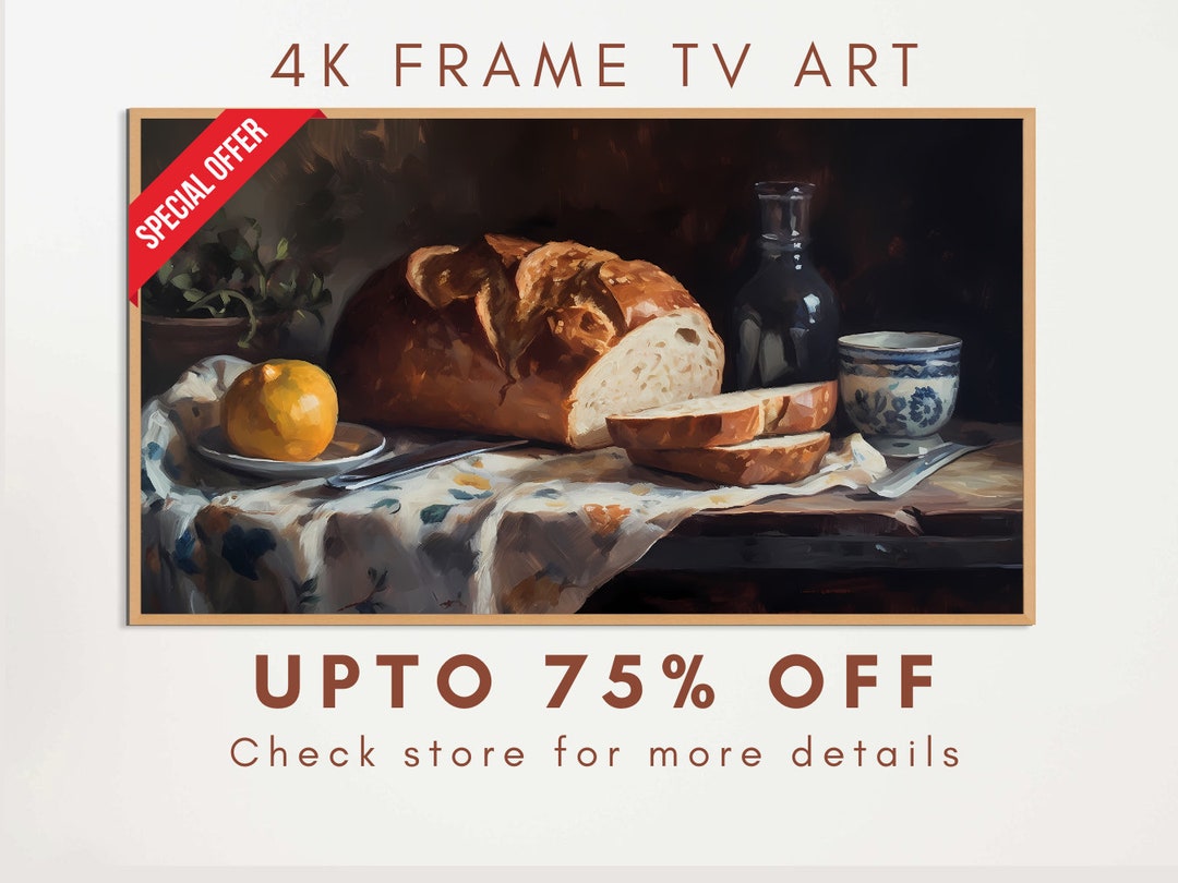 Samsung TV Frame Art, Vintage Still Life Art, 4K Tv Frame Art, Fruit ...