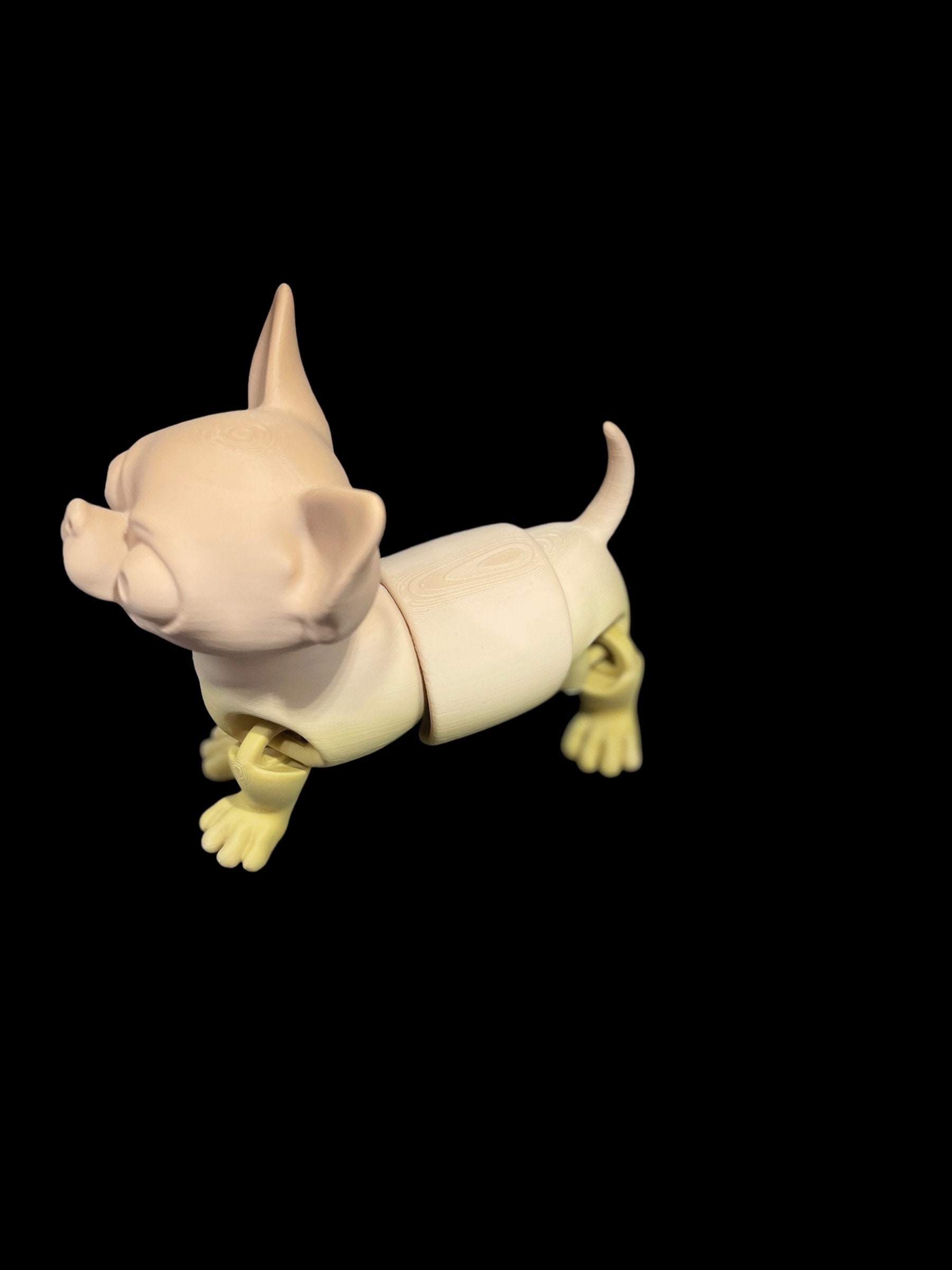 Adorable Chihuahua 3D Printed Puppy Toy, Unique Dog Decor, Articulated ...