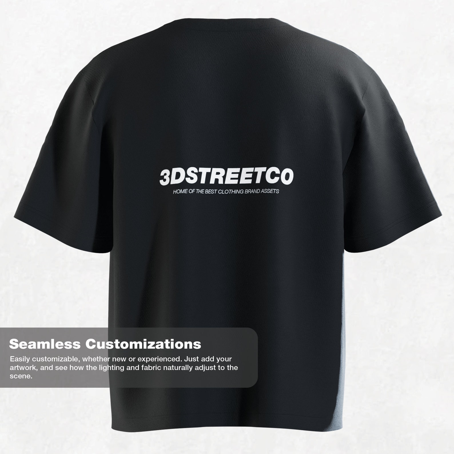 3D Streetwear T-shirt Mockup: Blender 360 Spin Animation (PDF Tutorial ...