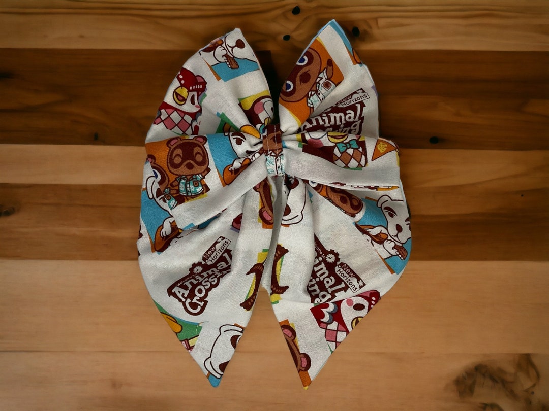 Crossing Animals Fable Style Bow, White, Cute Characters, Long Tail ...