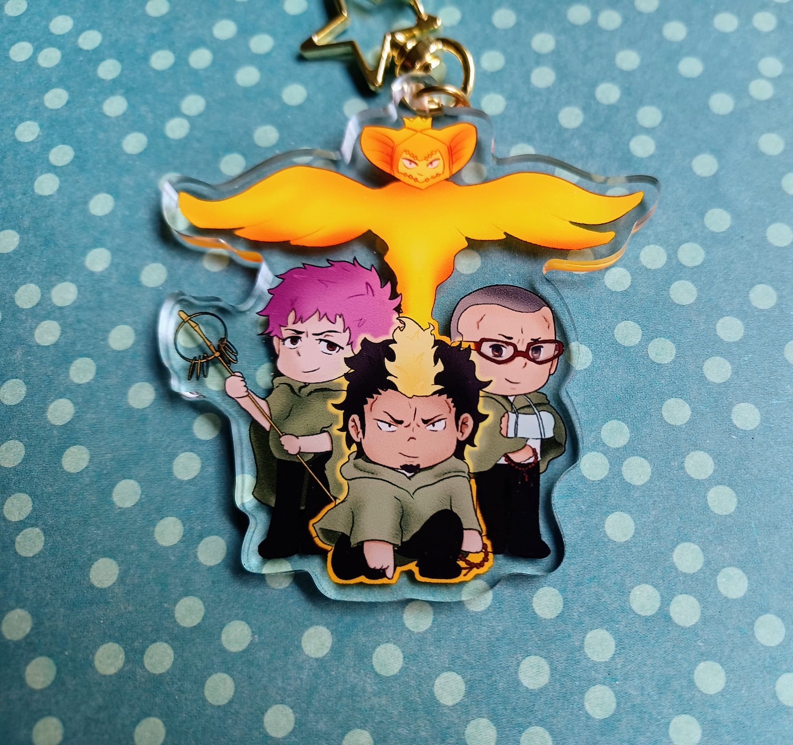 Blue Exorcist Bon Koneokmaru Shima Keychain - Etsy