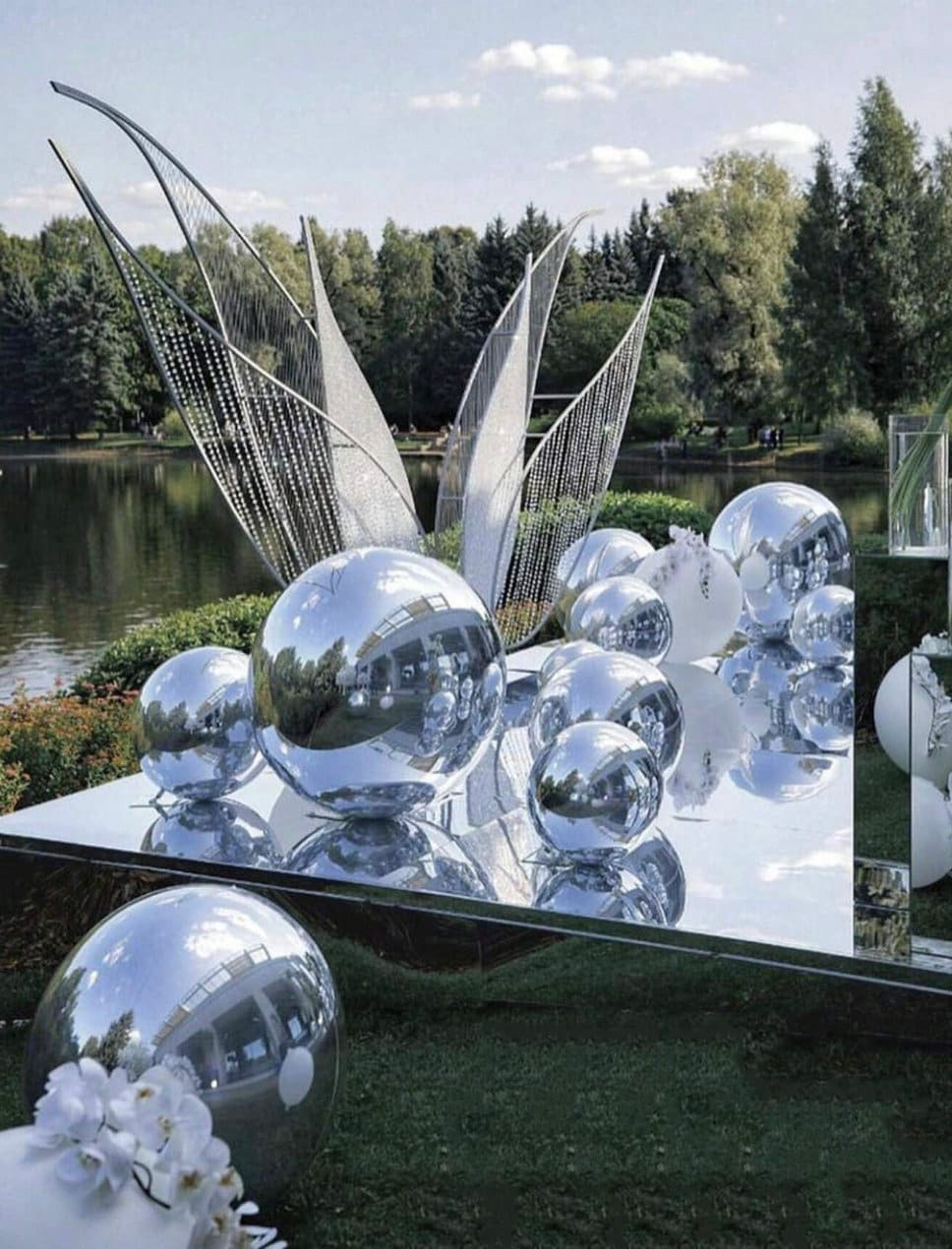 Silver - BIG BUBBLE Balloon,wedding Decoration Balloons, Party Supplies ...