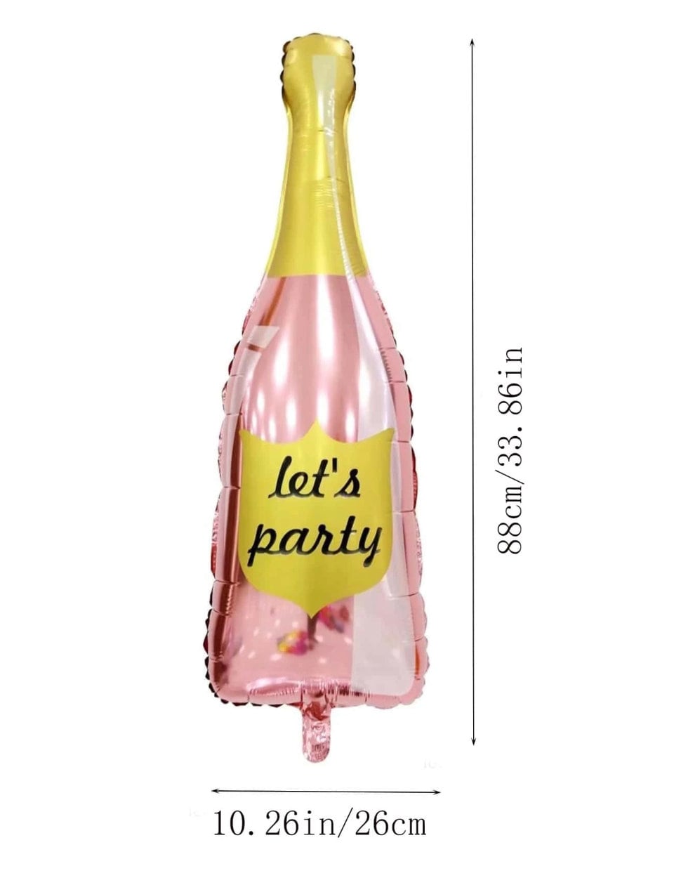 Champagne Balloon, Bottle Shape Foil Balloons for Artist, Birthday ...