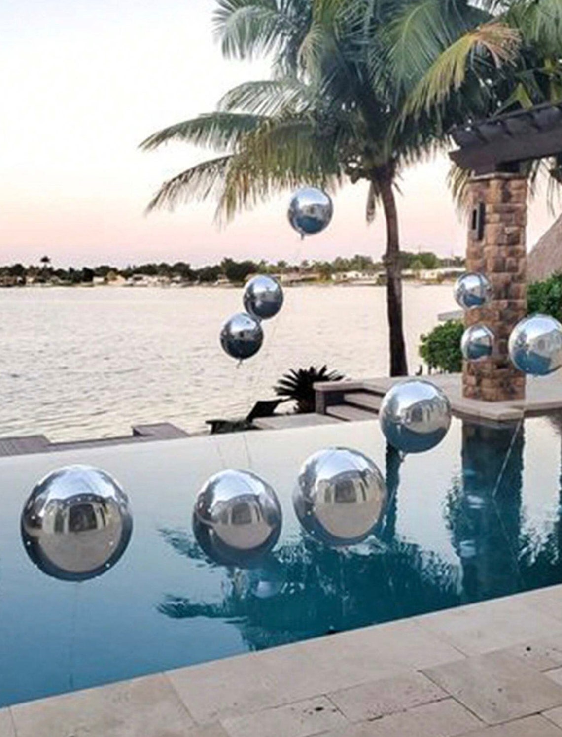 Silver - BIG BUBBLE Balloon,wedding Decoration Balloons, Party Supplies ...