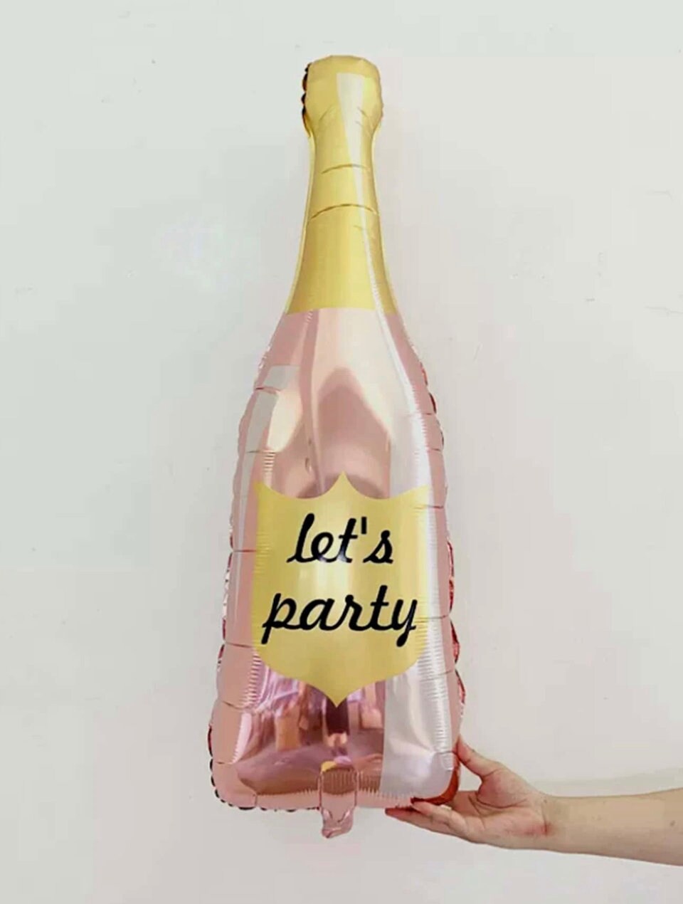 Champagne Balloon, Bottle Shape Foil Balloons for Artist, Birthday ...