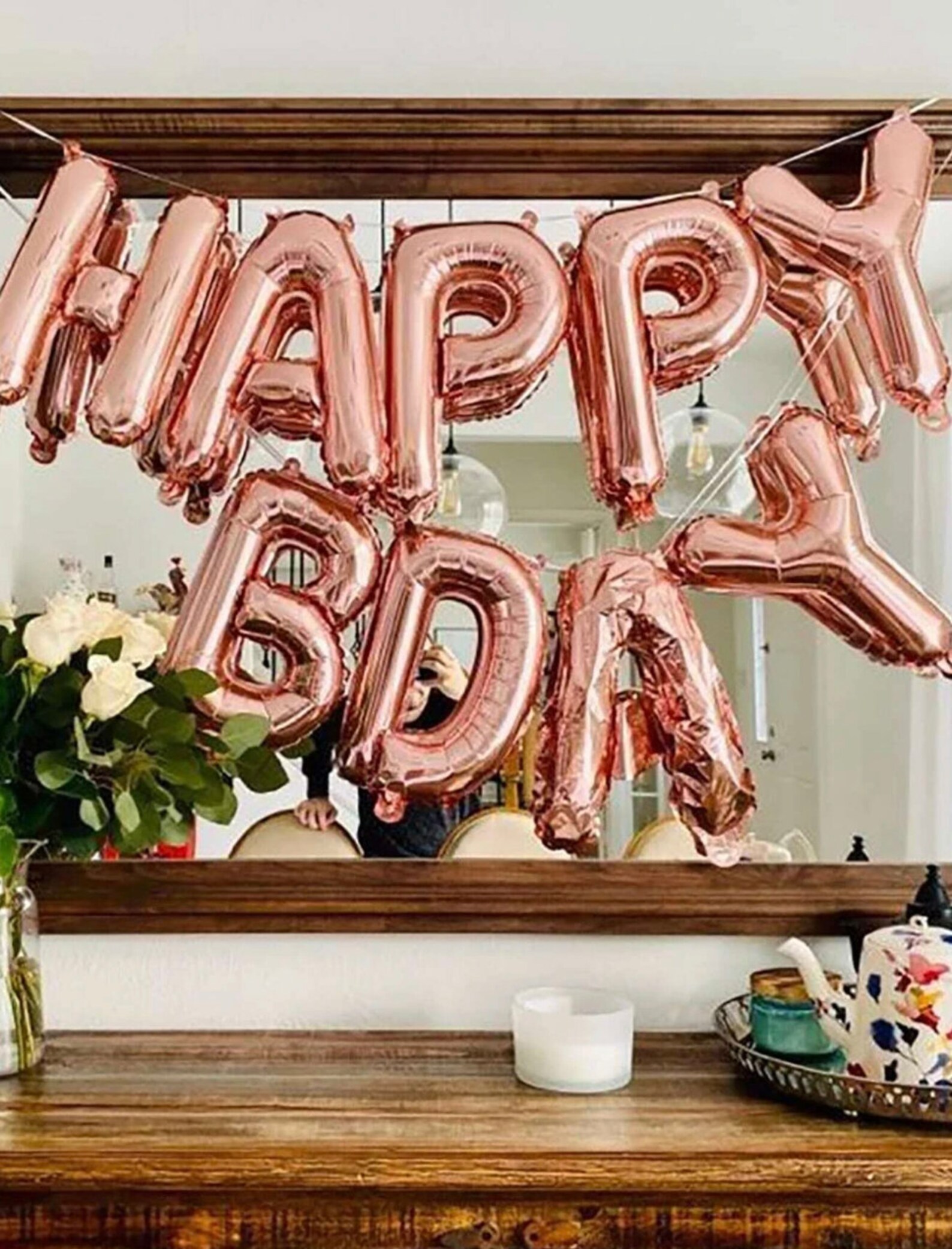 13pcs 16inch Birthday Aluminum Decorative Balloon,simple Silver Color ...