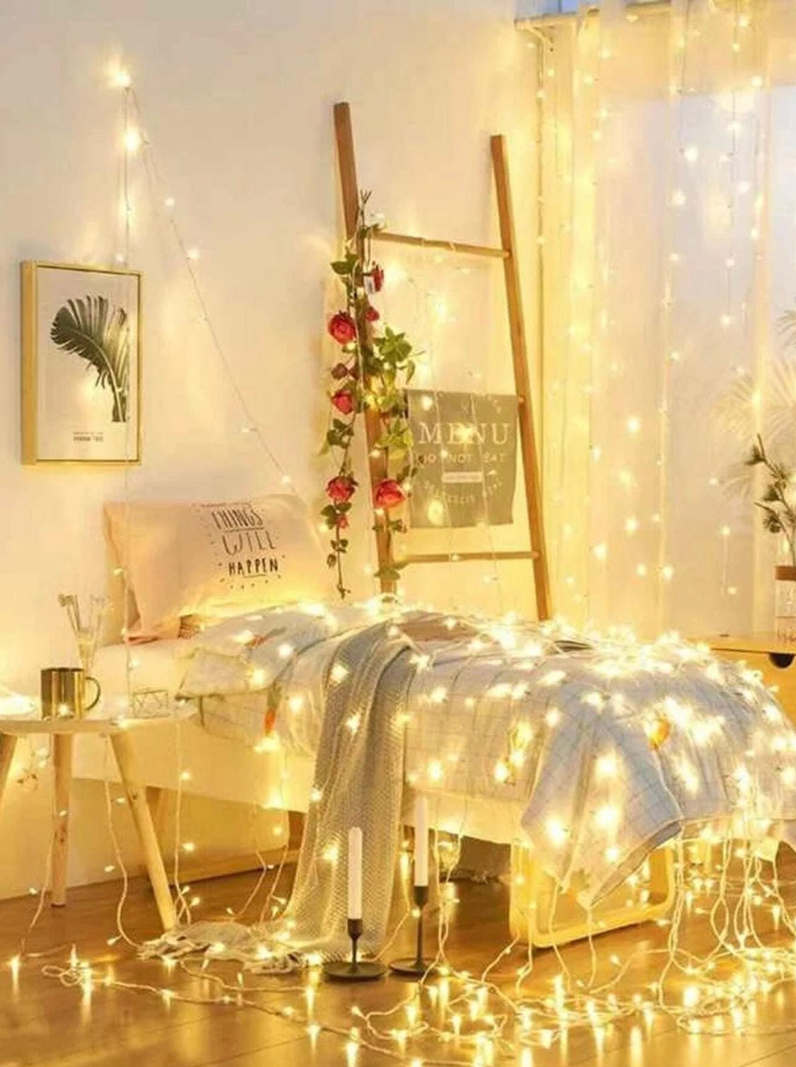 Warm White Multicolour LED Battery Operated Fairy Lights Birthday ...