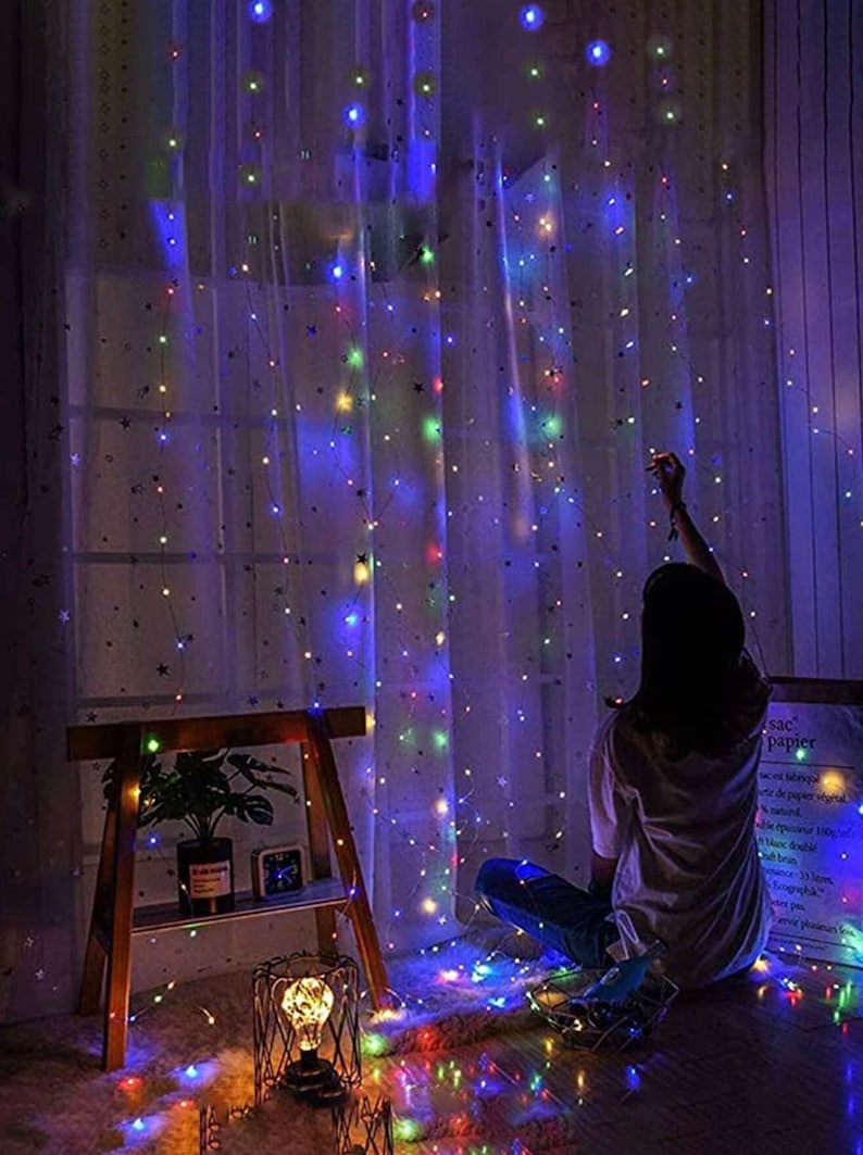 Warm White Multicolour LED Battery Operated Fairy Lights Birthday ...