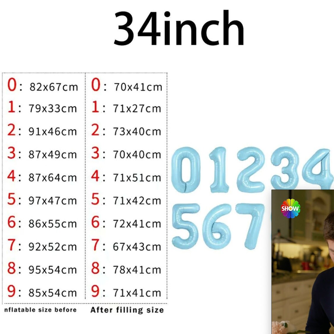 Pastel Blue Number Balloons Baby Blue Number Balloons Age Balloons ...