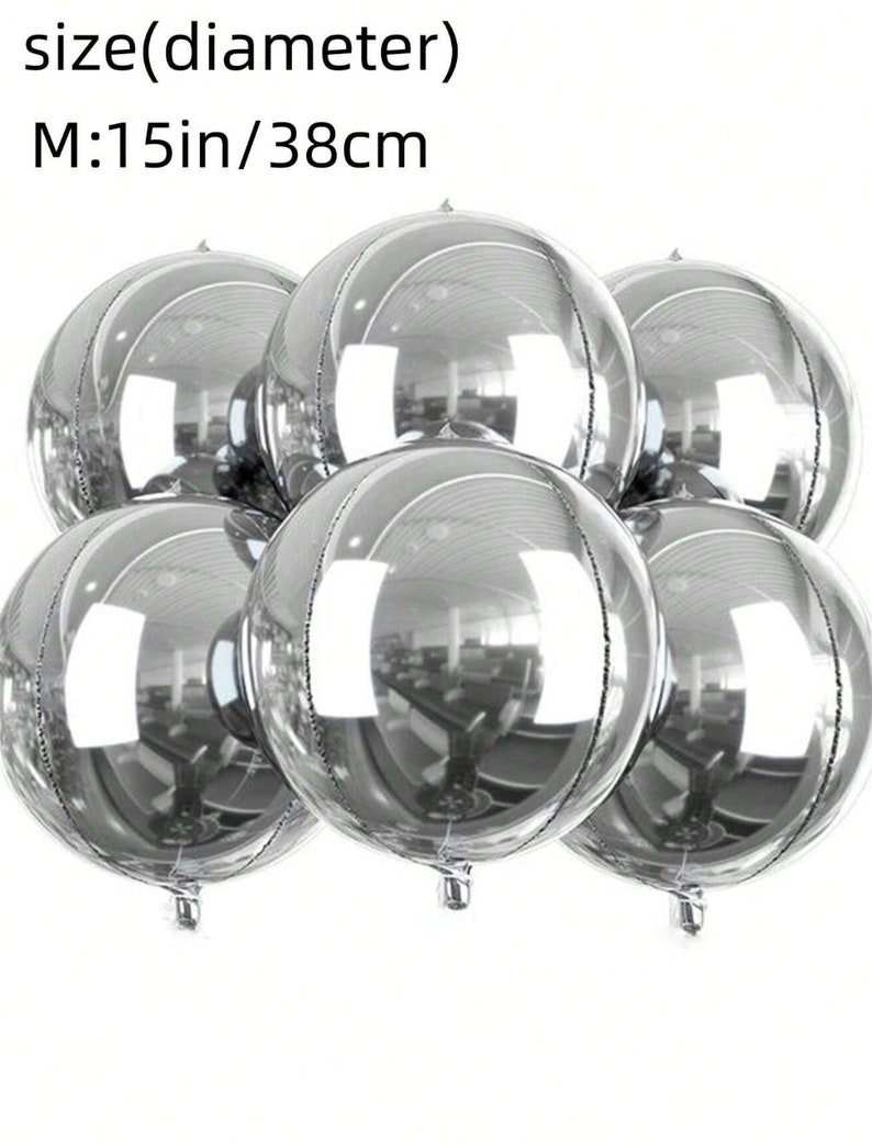 Silver - BIG BUBBLE Balloon,wedding Decoration Balloons, Party Supplies ...