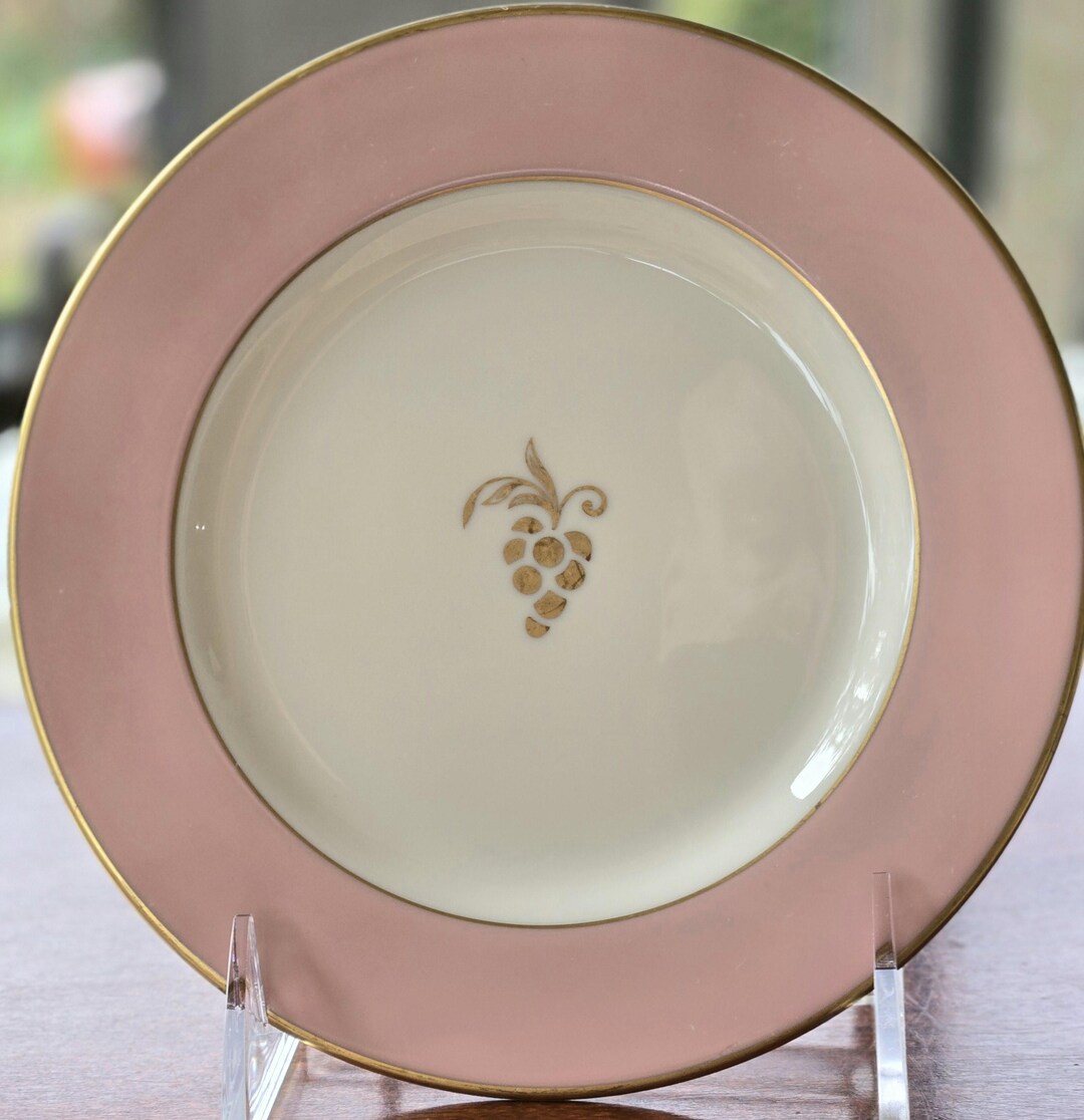 Vintage Arlington Pink Banded China by Picard China Made in the USA - Etsy