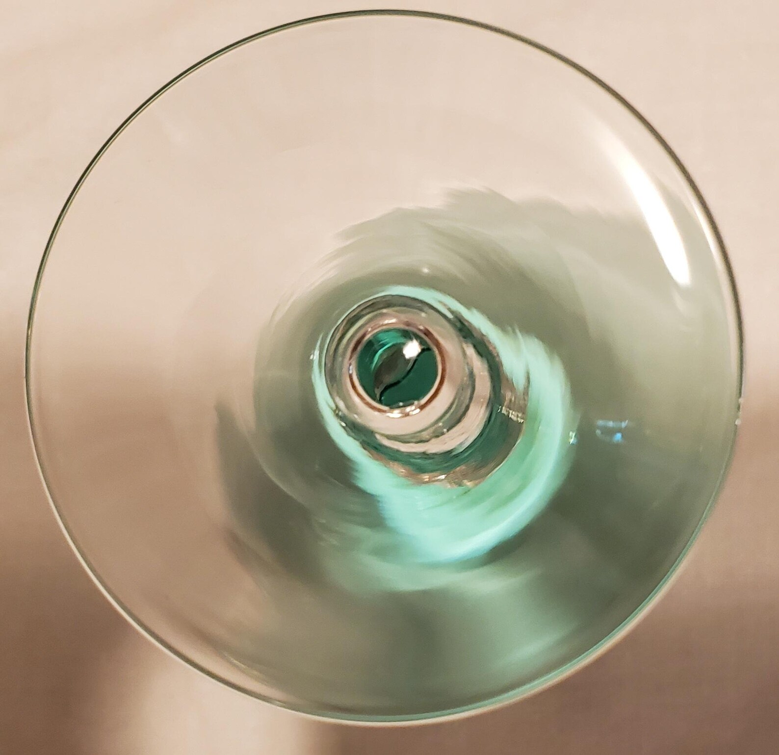 Rare Bryce 935 Unique Vaseline Glass Green, 5" Cocktail/ Liquor Glass ...