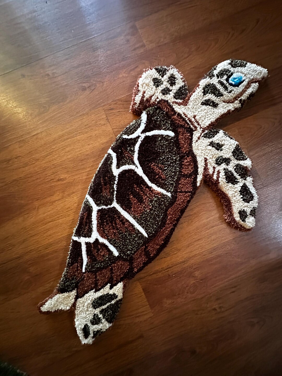 Hand Tufted Sea Turtle Rug - Etsy
