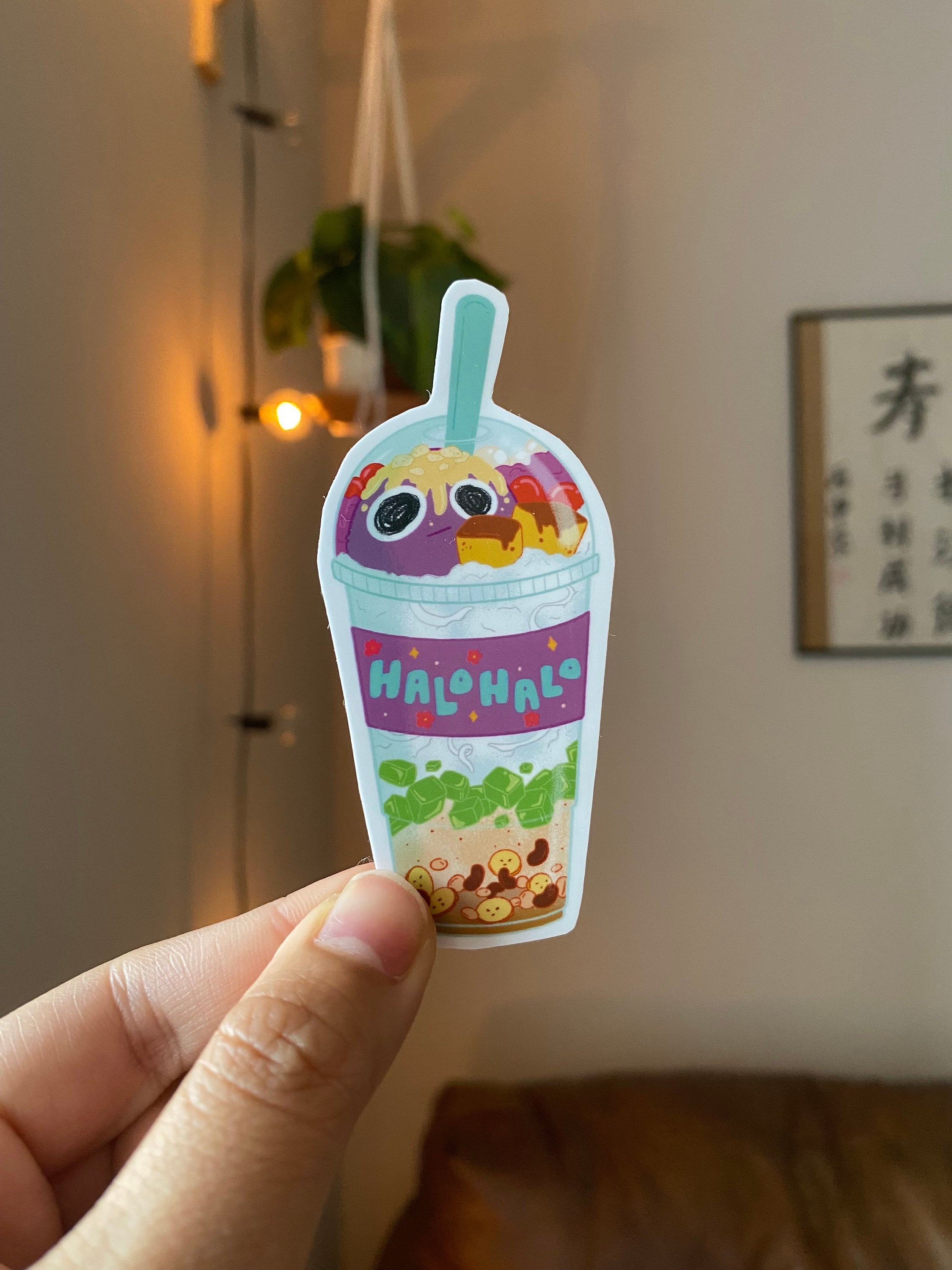 Halo Halo Sticker - Etsy