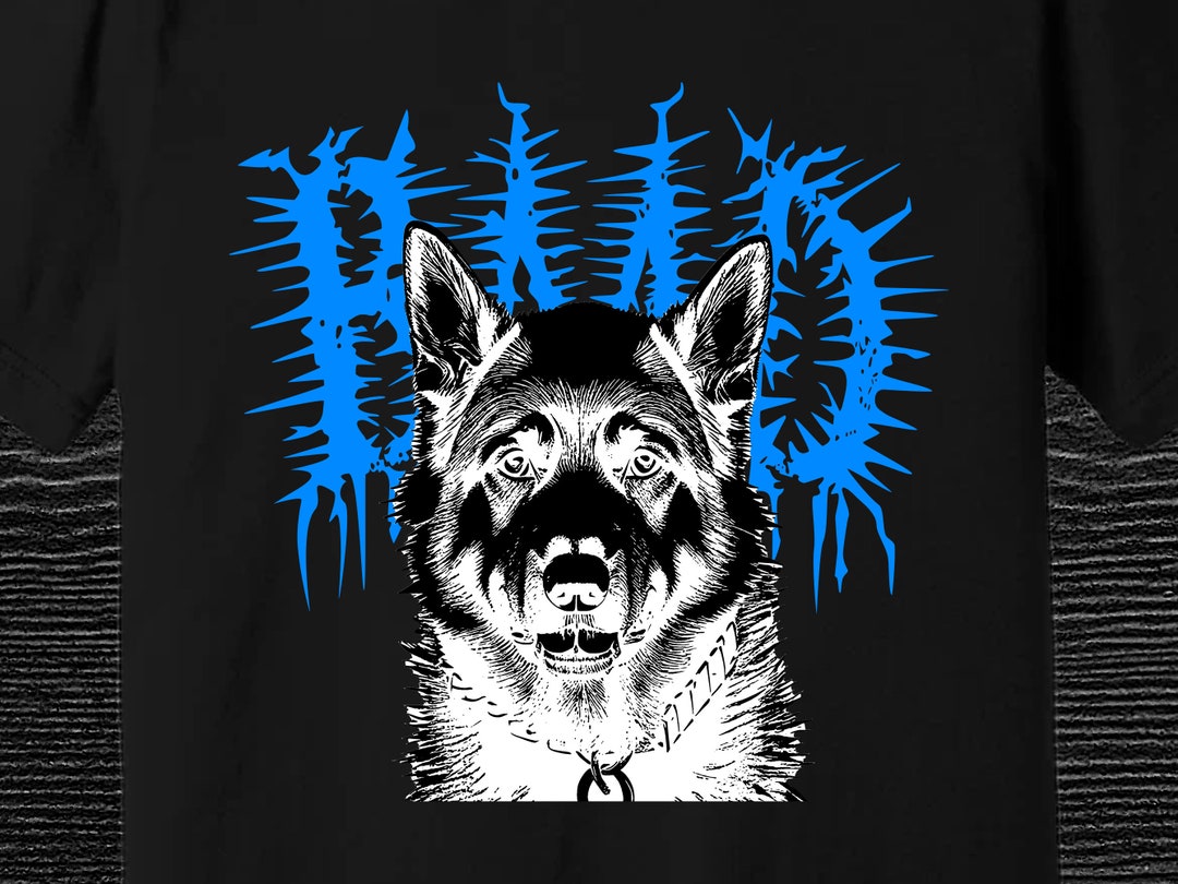 Black Metal German Shepherd Cold Metal Blue - Etsy